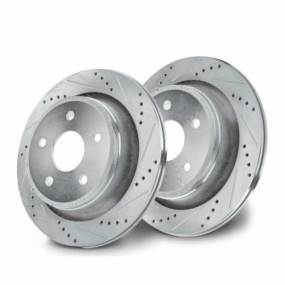 China Rear Drilled Brake Rotors for Chrysler Aspen 07-09 Dodge Durango Ram for sale