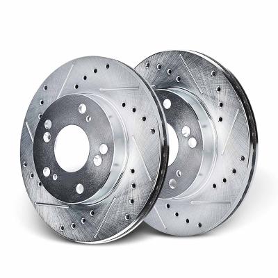 China Front Drilled Brake Rotors for Honda Civic 2004-2011 CR-Z Acura RSX for sale