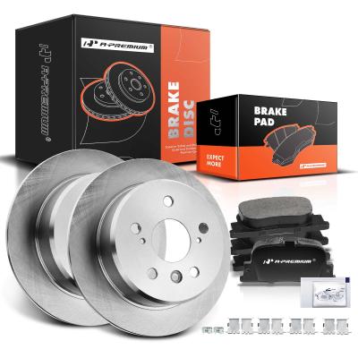 China Rear Disc Brake Rotors & Ceramic Brake Pads for Buick Allure Chevrolet Impala for sale