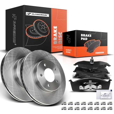 China Front Disc Brake Rotors & Ceramic Brake Pads for Chrysler 300M 99-04 Concorde for sale