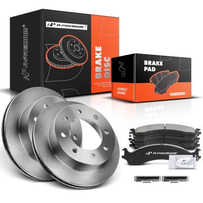 China Front Disc Brake Rotors & Ceramic Brake Pads for Dodge Ram 2500 3500 2000-2002 for sale