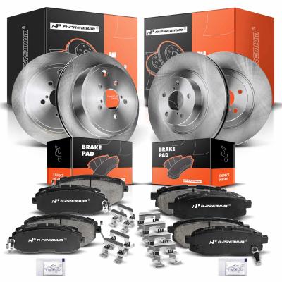 China Front & Rear Disc Brake Rotors & Ceramic Brake Pads for Subaru BRZ 2013-2016 for sale
