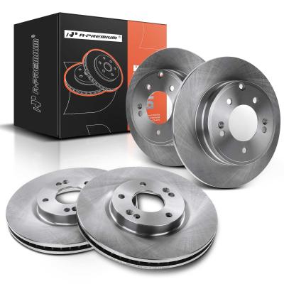 China Front & Rear Disc Brake Rotors for Hyundai Sonata 2005-2015 Kia Optima 2011-2013 for sale