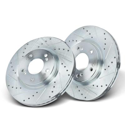China Front Drilled Brake Rotors for Jeep Patriot 2007-2017 Dodge Avenger Chrysler for sale