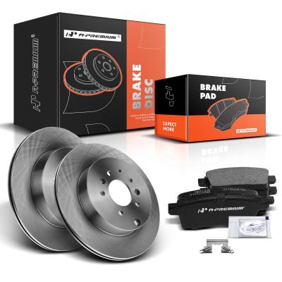 China Rear Disc Brake Rotors & Ceramic Brake Pads for Mazda CX-9 2007-2015 for sale