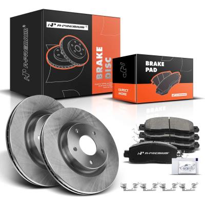 China Front Disc Brake Rotors & Ceramic Brake Pads for Nissan Altima 2014-2019 for sale