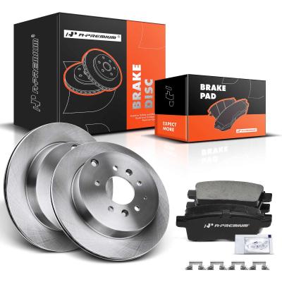 China Rear Disc Brake Rotors & Ceramic Brake Pads for Mazda CX-7 2007-2012 2.3L 2.5L for sale