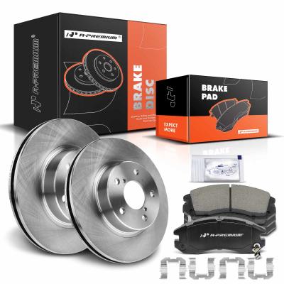 China Front Disc Brake Rotors & Ceramic Brake Pads for Subaru Impreza 93-96 Legacy for sale