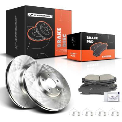 China Front Disc Brake Rotors & Ceramic Brake Pads for Nissan Maxima 2009-2016 for sale