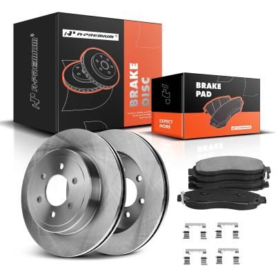 China Front Disc Brake Rotors & Ceramic Brake Pads for Dodge Dakota 2003-2004 for sale