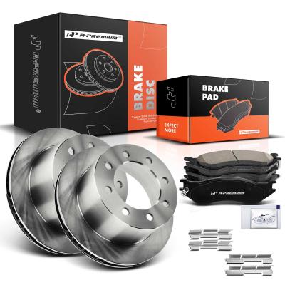 China Rear Disc Brake Rotors & Ceramic Brake Pads for Dodge Ram 2500 Ram 3500 01-02 for sale