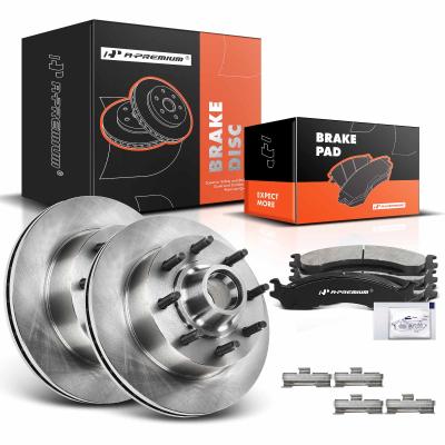 China Front Disc Brake Rotors & Ceramic Brake Pads for Ford E-250 E-350 Club Wagon for sale
