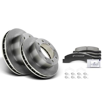 China Front Disc Brake Rotors & Ceramic Brake Pads for Ford Excursion F-250 Super Duty for sale