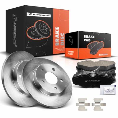 China Rear Disc Brake Rotors & Ceramic Brake Pads for Ford Taurus Mercury 93-05 for sale