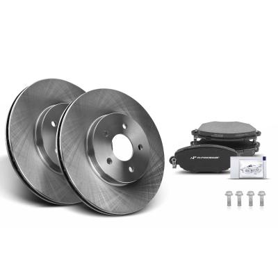 China Front Disc Brake Rotors & Ceramic Brake Pads for Jaguar X-Type 02-08 2.5L 3.0L for sale
