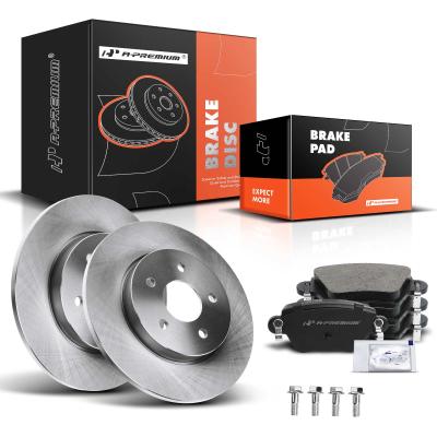 China Rear Disc Brake Rotors & Ceramic Brake Pads for Jaguar X-Type 2002-2004 for sale