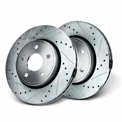 China Front Drilled Brake Rotors for Jeep Commander 2006-2010 Grand Cherokee 2005-2010 for sale