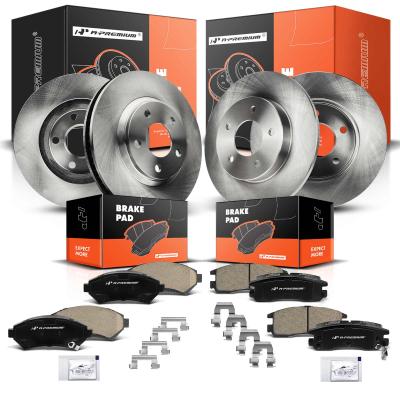 China Front & Rear Disc Brake Rotors & Ceramic Brake Pads for Buick LeSabre Park Avenue for sale
