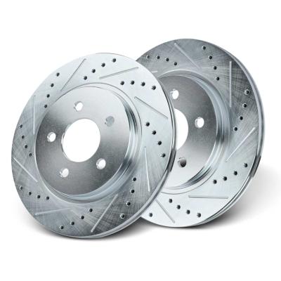 China Rear Drilled Brake Rotors for Ford Mustang 2005-2014 for sale