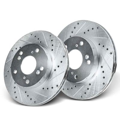 China Front Drilled Brake Rotors for Honda Civic 2012-2015 Acura ILX 2013-2015 for sale
