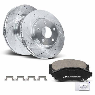 China Front Drilled Rotors & Ceramic Brake Pads for Chevrolet Uplander 2005 Buick for sale