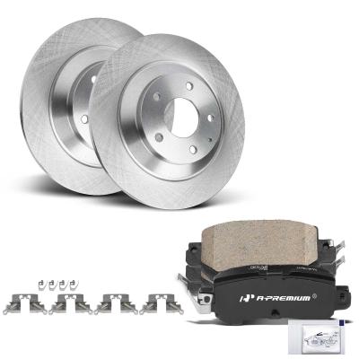 China Rear Disc Brake Rotors & Ceramic Brake Pads for Mazda CX-5 2013-2015 for sale