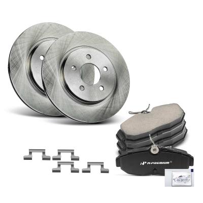 China Rear Disc Brake Rotors & Ceramic Brake Pads for Ford Mustang 2005-2011 for sale