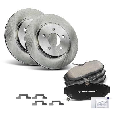 China Rear Disc Brake Rotors & Ceramic Brake Pads for Ford Mustang 2010-2014 for sale