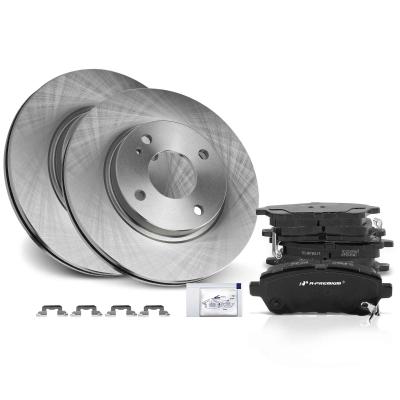 China Front Disc Brake Rotors & Ceramic Brake Pads for Ford Fiesta 2011-2019 for sale