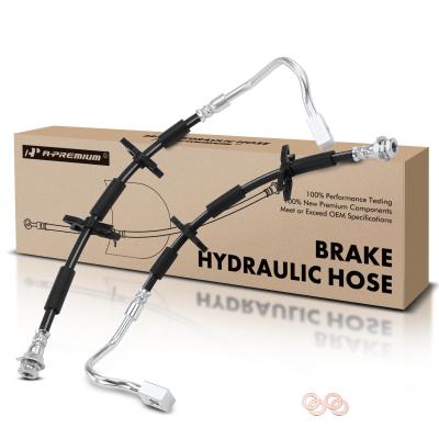 China 2Pcs Front Brake Hydraulic Hose for Ford F-150 2004-2005 Lobo 2005 for sale