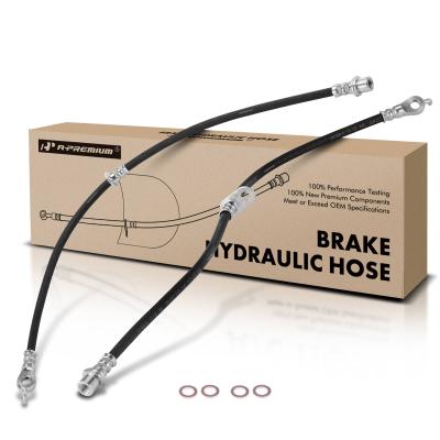 China 2Pcs Front Brake Hydraulic Hose for Toyota Corolla 2003-2008 Prius 2004-2009 for sale