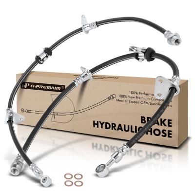 China 2Pcs Front Brake Hydraulic Hose for Honda Accord Odyssey Acura Isuzu for sale