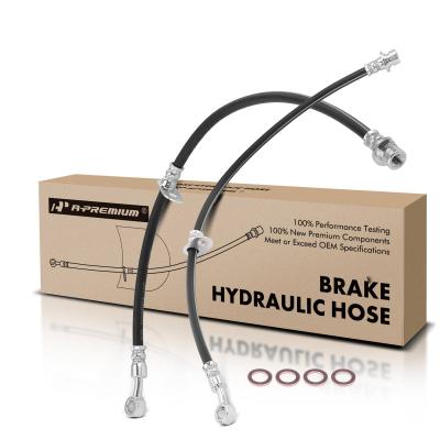 China 2Pcs Front Brake Hydraulic Hose for Honda Accord 2008-2012 Acura TSX 2009-2014 for sale