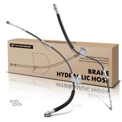 China 2Pcs Front Brake Hydraulic Hose for Chevy Silverado 1500 GMC Sierra 1500 for sale