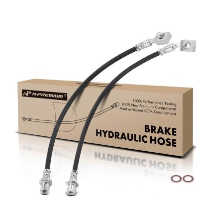 China 2Pcs Rear Brake Hydraulic Hose for Chevrolet Silverado 1500 GMC Sierra1500 07-17 for sale
