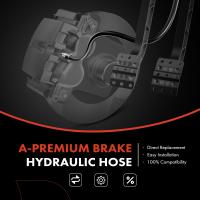 China Rear Driver Outer Brake Hydraulic Hose for Ford E-150 2014 E-250 E-350 E-450 for sale