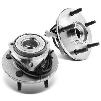 China 2x Front Wheel Bearing & Hub Assembly with ABS Sensor for Dodge Ram 1500 00-01 4WD for sale