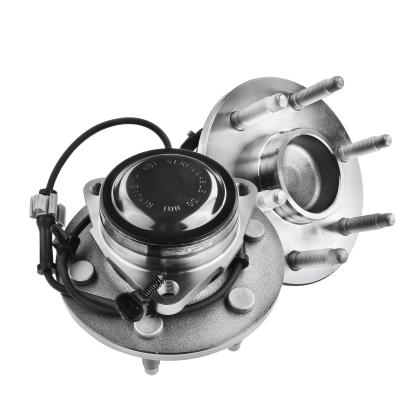 China 2x Front Wheel Bearing & Hub Assembly with ABS for Chevy Silverado GMC Sierra Yukon for sale