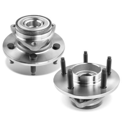 China 2x Front Wheel Bearing & Hub Assembly for Ford F-150 2000-2003 4WD 2-Wheel ABS for sale