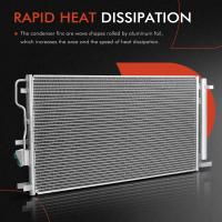 China A/C Condenser without Receiver Drier for Dodge Sprinter 2500 3500 Freightliner for sale