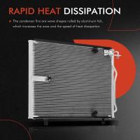 China A/C Condenser without Receiver Drier for BMW E34 E39 525i 530i E23 E32 E38 735i for sale