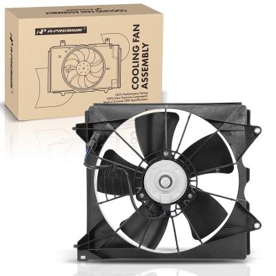 China Left Engine Radiator Cooling Fan Assembly for Honda Accord 2008-2012 2.4L for sale
