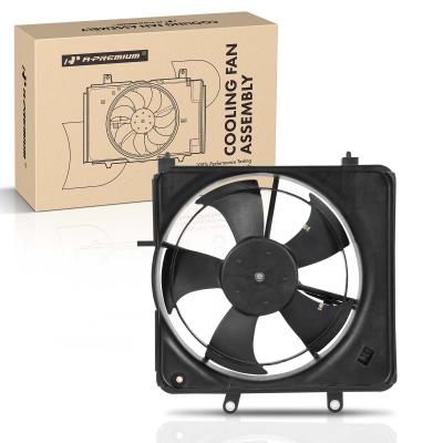 China Engine Radiator Cooling Fan Assembly with Shroud for Honda Fit 2007-2008 L4 1.5L for sale