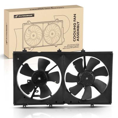 China Engine Radiator Cooling Fan Assembly for Mitsubishi Lancer 2008-2015 L4 2.0L for sale
