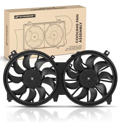China Engine Radiator Cooling Fan Assembly with Motor for Nissan Maxima 2009-2014 3.5L for sale