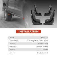 China Mud Flaps Splash Guards for Ford Mustang Mach-E 2021 2022 for sale
