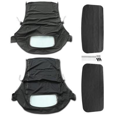 China Black Convertible Soft Top with Plastic Window for Volkswagen Beetle 2003-2009 for sale