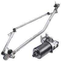 China 2x Front Windshield Wiper Linkage & Motor Assembly for Mazda 3 2006 2007-2009 for sale