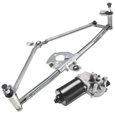 China 2x Front Windshield Wiper Linkage & Motor Assembly for Volkswagen Jetta 02-05 for sale