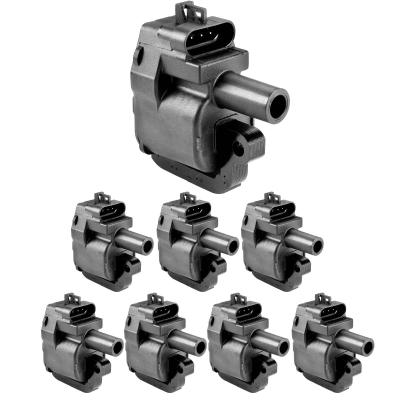China 8x Ignition Coils with 4 Pins for Chevy Corvette 97-04 Silverado Sierra 3500 for sale